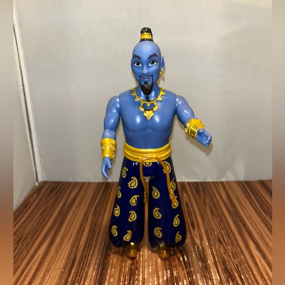 Disney | Toys | Disneys Hasbro Aladdin Sining Genie Figure Will Smith ...